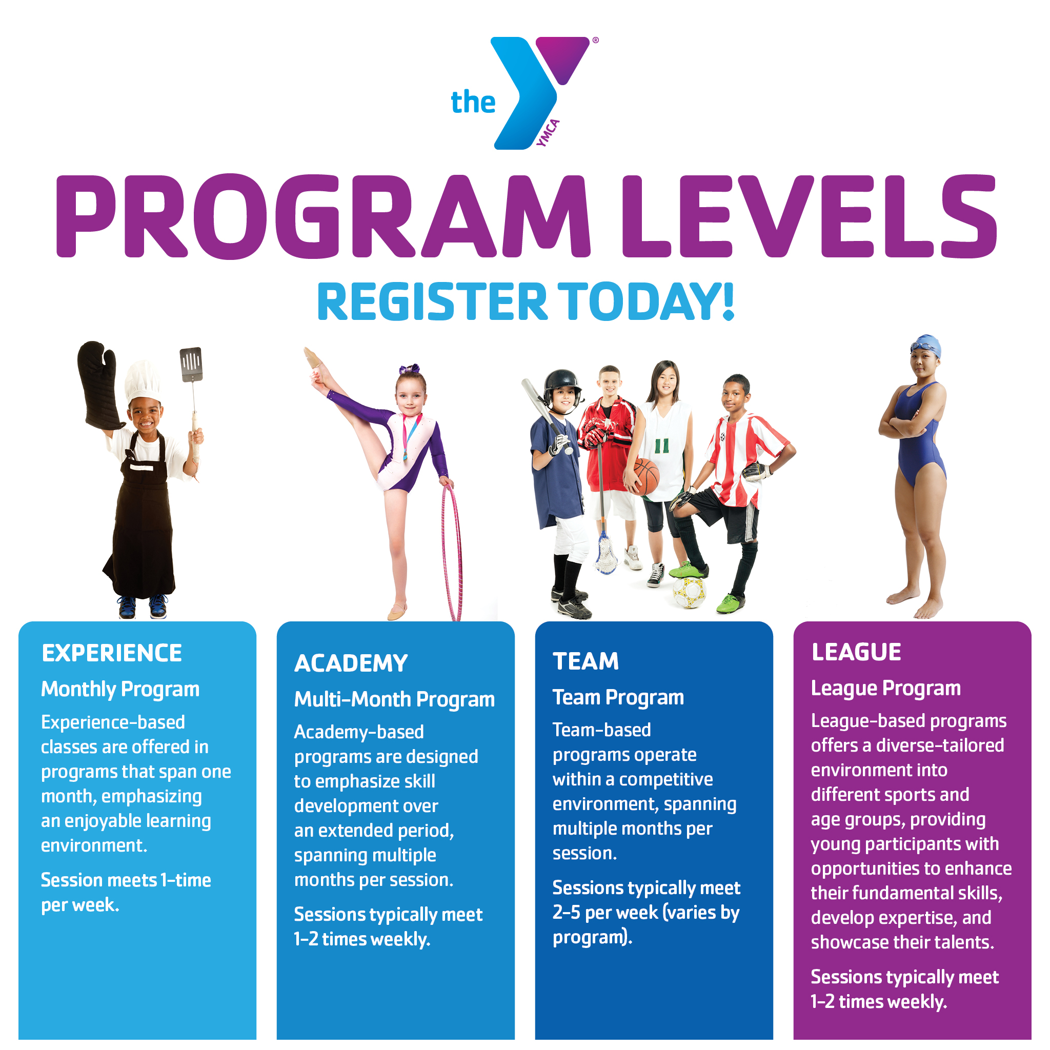 Coming Soon: Monthly Experience Programs – YMCA of Greater Toledo